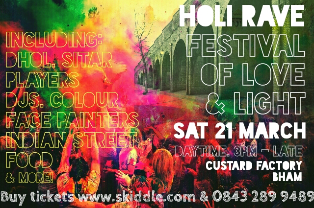 HOLI RAVE Feast-IVAL announces first batch of line-up! | Grapevine ...